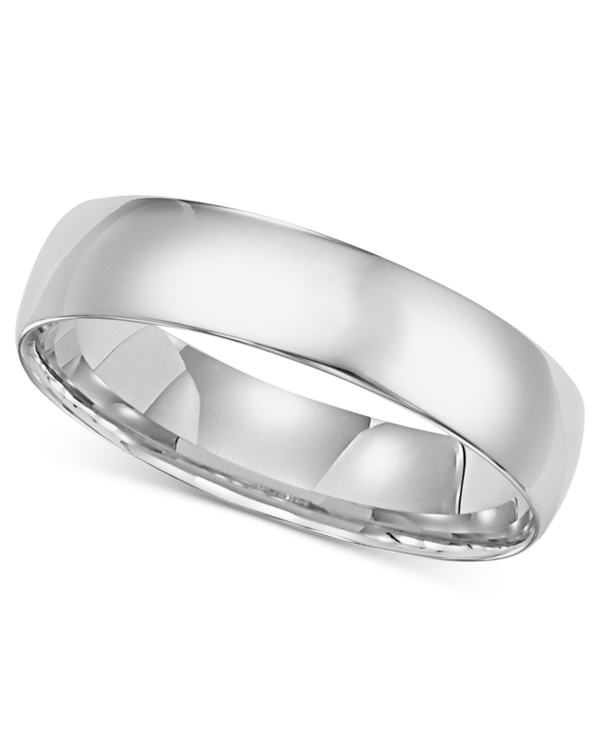 Click here for 14k Gold 5mm Wedding Band - White Gold prices
