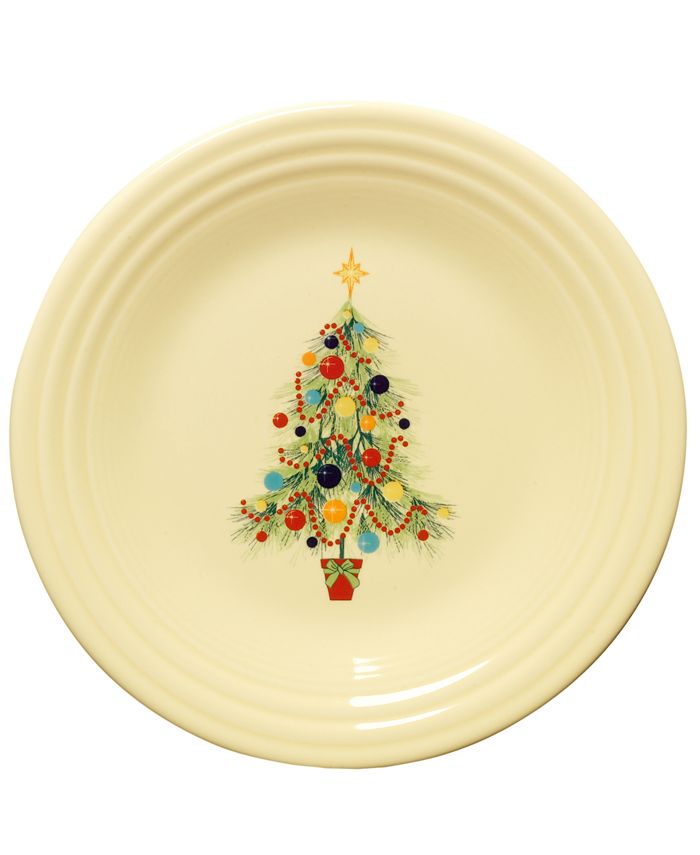Fiesta Christmas Tree 9" Lunch Plate - Macy's