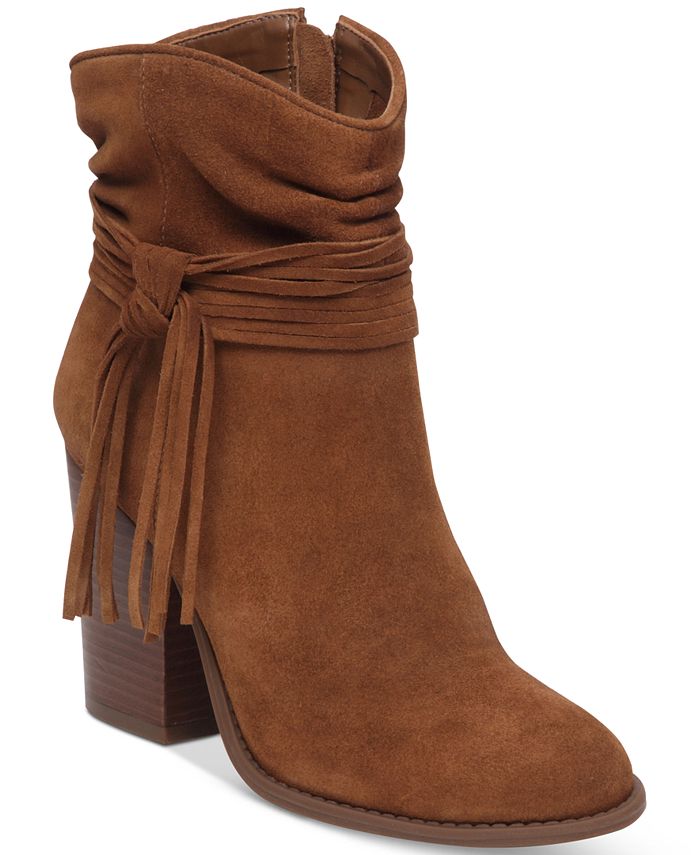 Jessica Simpson Sesley Block-Heel Booties - Macy's