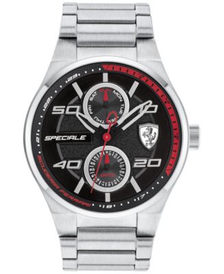 LIMITED EDITION Ferrari Men's Speciale Stainless Steel Bracelet Watch ...