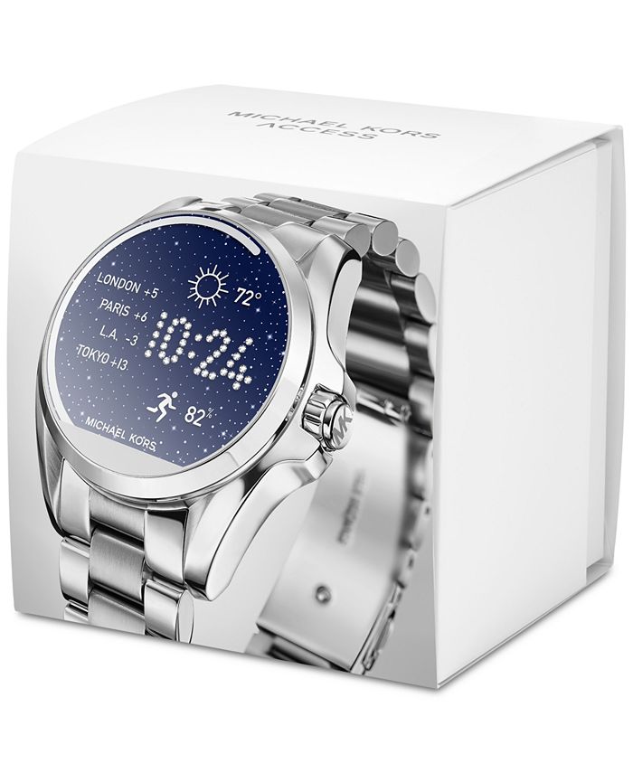 Michael Kors Access Women's Digital Bradshaw Stainless Steel Bracelet ...