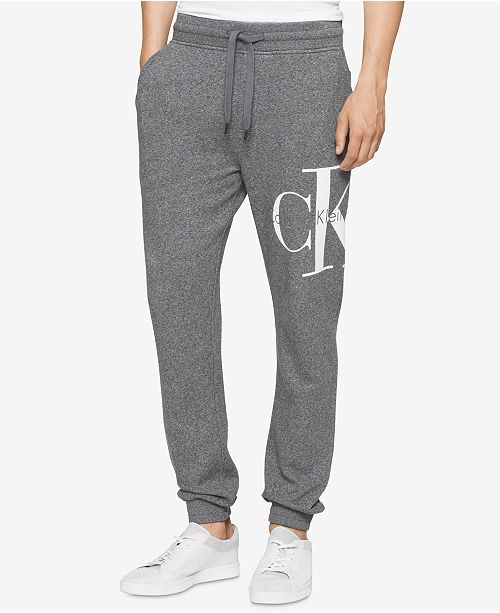 Calvin Klein Jeans Men's Reissue Graphic-Print Logo Joggers & Reviews ...