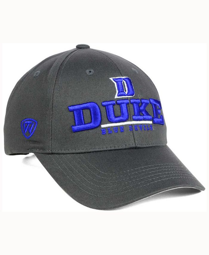 Top of the World Duke Blue Devils Charcoal Teamwork Snapback Cap - Macy's