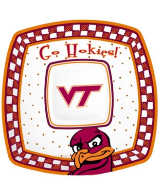 Memory Company Virginia Tech Hokies Gameday Ceramic Chip & Dip Plate ...