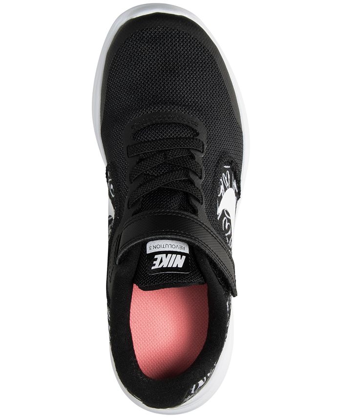 Nike Little Girls' Revolution 3 Print Running Sneakers from Finish Line ...