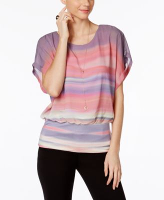 Joseph A Dolman-Sleeve Top - Macy's