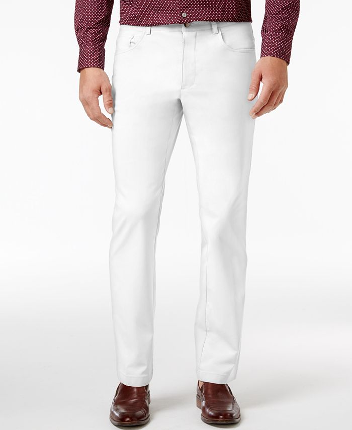 INC International Concepts I.N.C. Men's Stretch Slim-Fit 5 Pocket ...