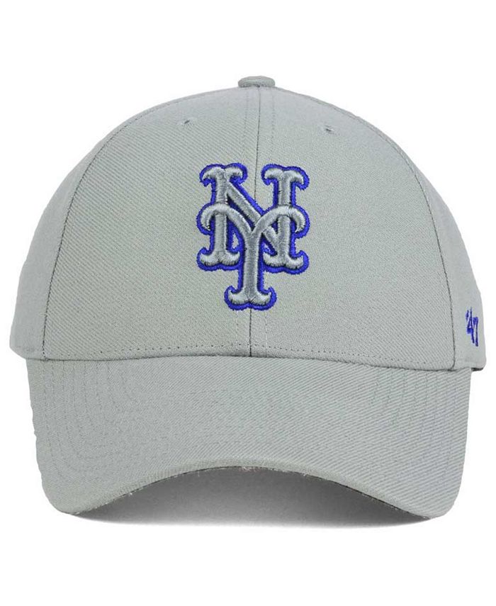 '47 Brand New York Mets MVP Gray TC Pop Cap - Macy's