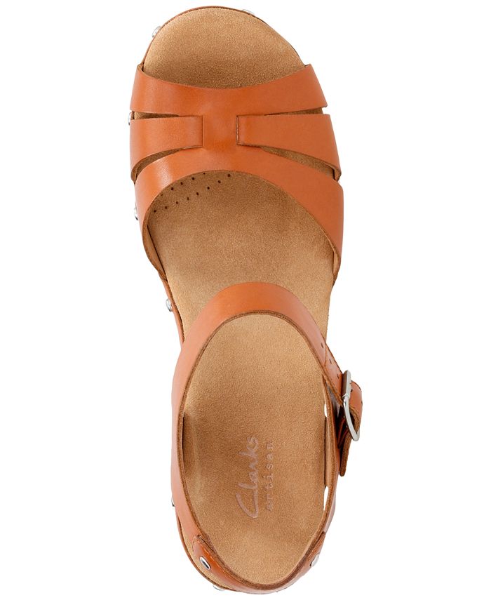 Clarks Women's Ledella Trail Platform Sandals - Macy's