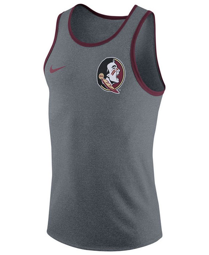 Nike Men's Florida State Seminoles Marled Tank - Macy's