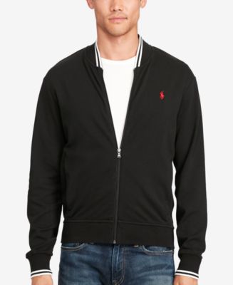 Polo Ralph Lauren Men's Big and Tall Knit Bomber Jacket - Macy's