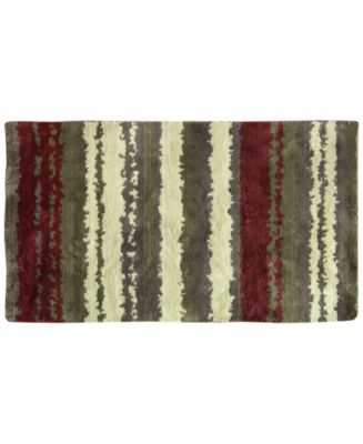 Bacova Cashlon Strata Red 20" x 32" Accent Rug - Macy's