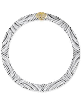 Diamond Dew Drop Necklace (1/2 ct. t.w.) in 14k Gold-Plated Sterling ...