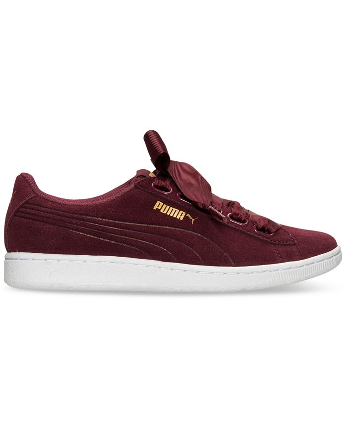 Puma Women's Vikky Ribbon Casual Sneakers from Finish Line - Macy's