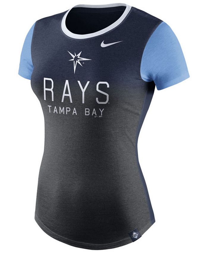 Nike Women's Tampa Bay Rays Tri Crew T-Shirt - Macy's