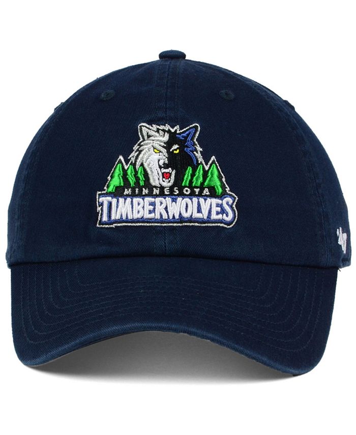 '47 Brand Minnesota Timberwolves Clean Up Cap - Macy's