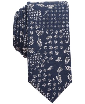 Bar III Men's Patchwork Print Slim Tie, Created for Macy's - Macy's