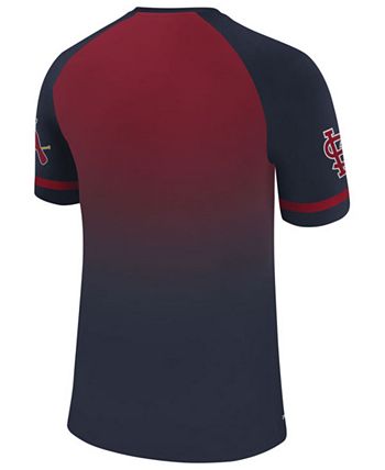 Nike Men's St. Louis Cardinals Dri-Fit Sublimated Raglan T-Shirt ...