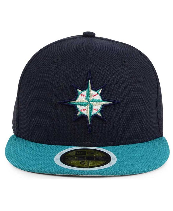 New Era Kids' Seattle Mariners Batting Practice Diamond Era 59FIFTY Cap ...