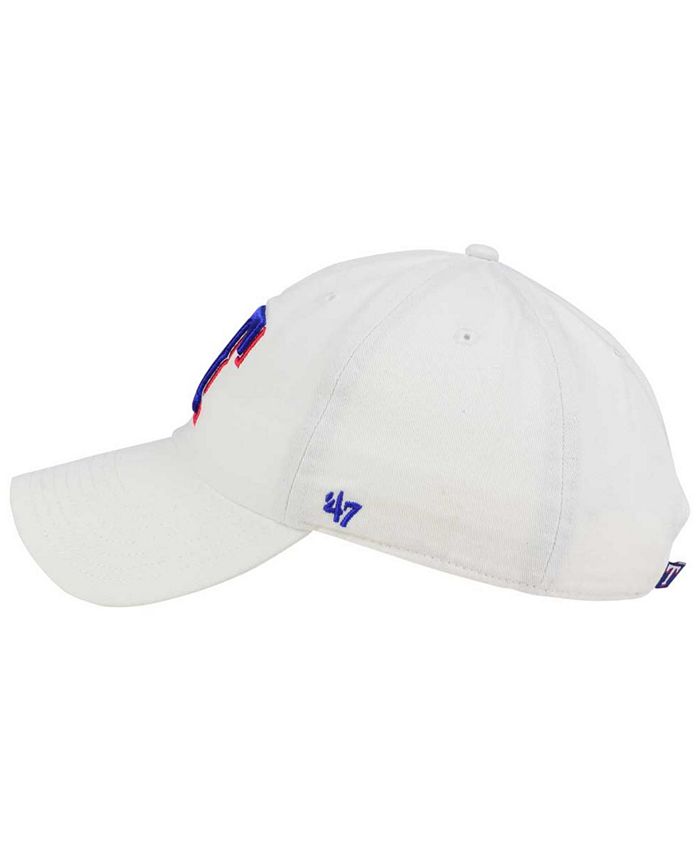 '47 Brand Texas Rangers White Clean Up Cap - Macy's