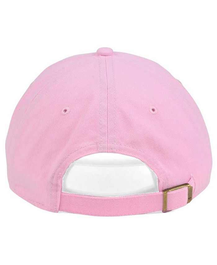 '47 Brand Women's Boston Red Sox Pink/White Clean Up Cap - Macy's