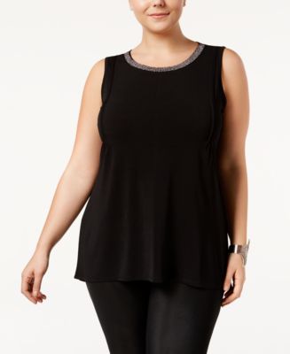 Belldini Plus Size High-Low Tunic - Macy's