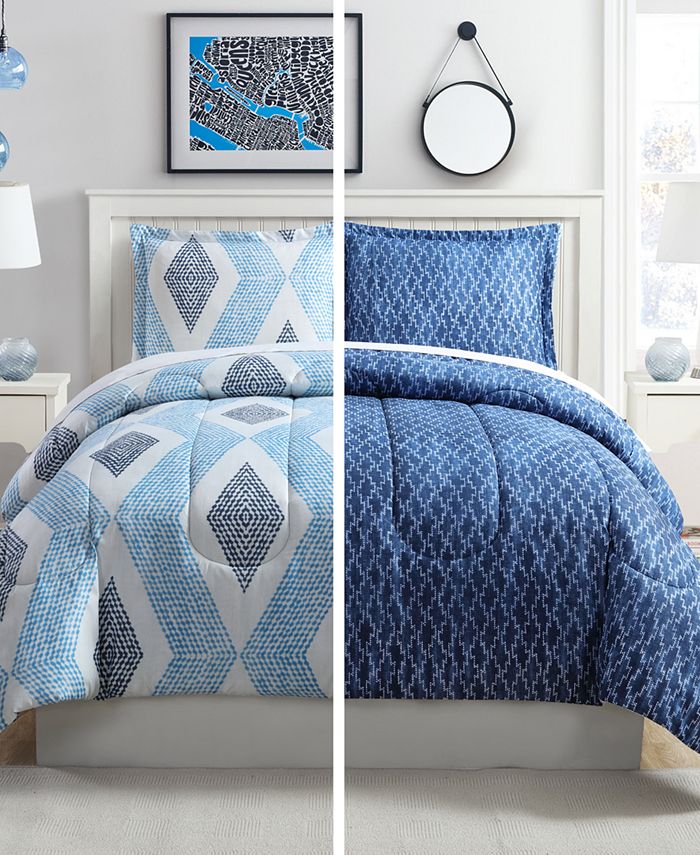 Ellison First Asia CLOSEOUT! Diamond Reversible 3-Pc. Full/Queen ...