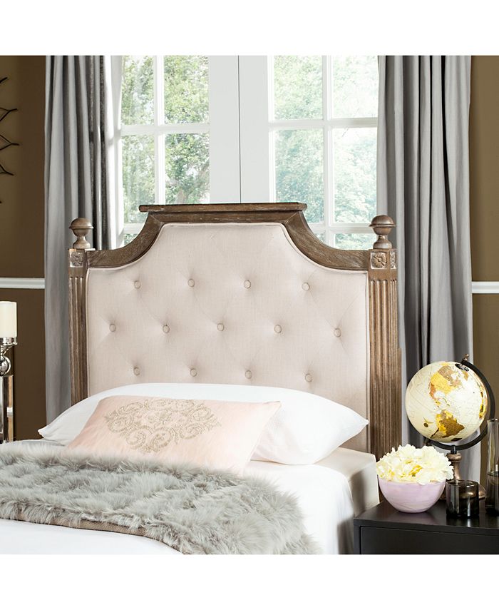 Safavieh Levins Twin Tufted Headboard, Quick Ship - Macy's