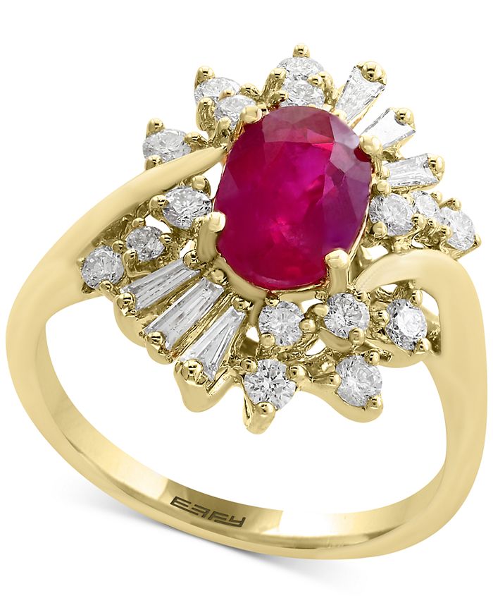 EFFY Collection Amoré by EFFY® Certified Ruby (1-3/8 ct. t.w.) and ...