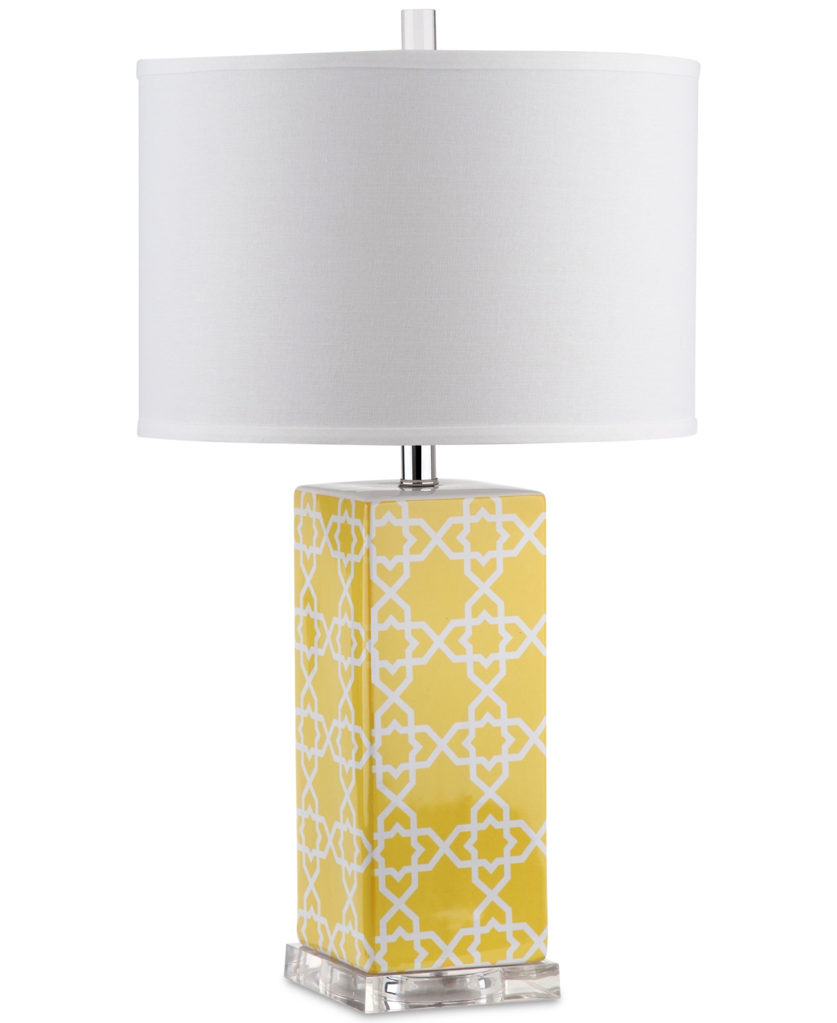 Click here for Safavieh Quatrefoil Table Lamp - Yellow prices