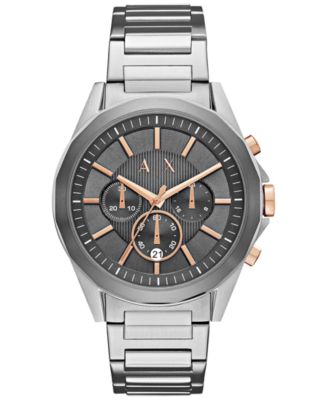 A|X Armani Exchange Men's Chronograph Stainless Steel Bracelet Watch ...
