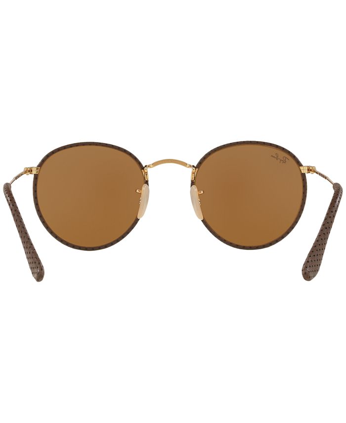 Ray-Ban Men's Sunglasses, RB3475Q 50 ROUND CRAFT - Macy's