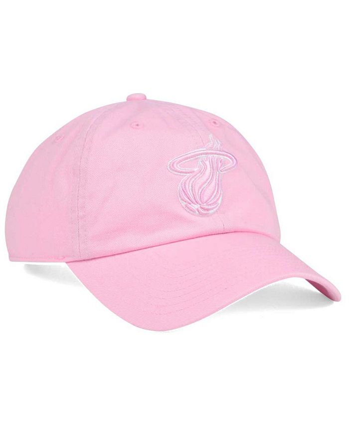 '47 Brand Women's Miami Heat Petal Pink CLEAN UP Cap - Macy's