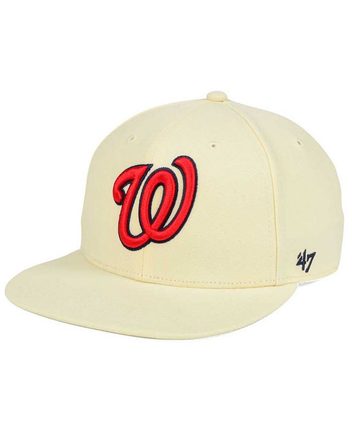 '47 Brand Washington Nationals Natural No Shot Snapback Cap & Reviews ...