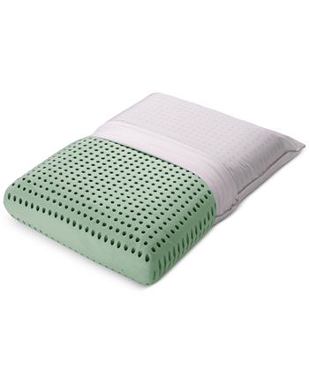 Authentic Comfort CLOSEOUT! Jumbo Green Tea Memory Foam Pillow - Macy's