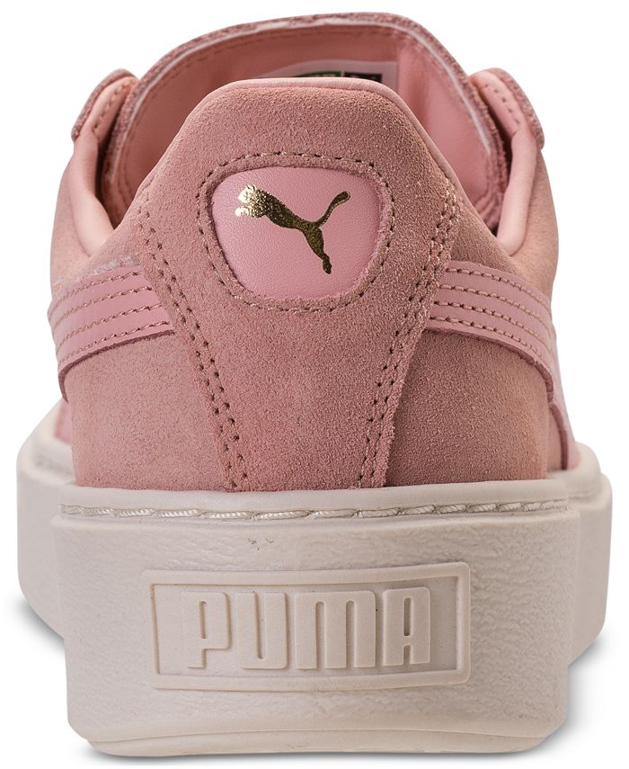 Puma Women's Suede Platform Core Casual Sneakers from Finish Line - Macy's