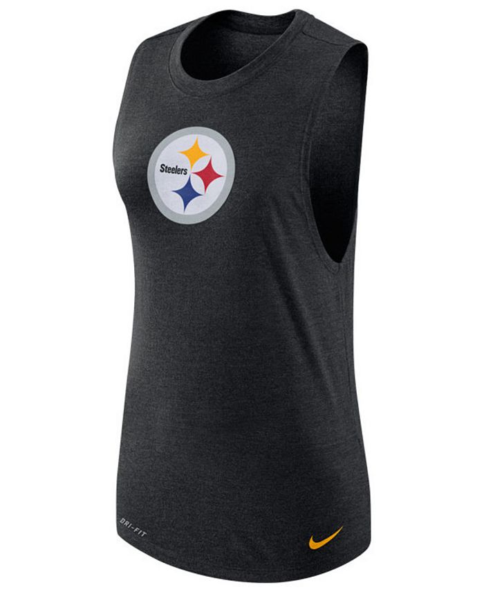 Nike Women's Pittsburgh Steelers Dri-FIT Muscle Tank - Macy's