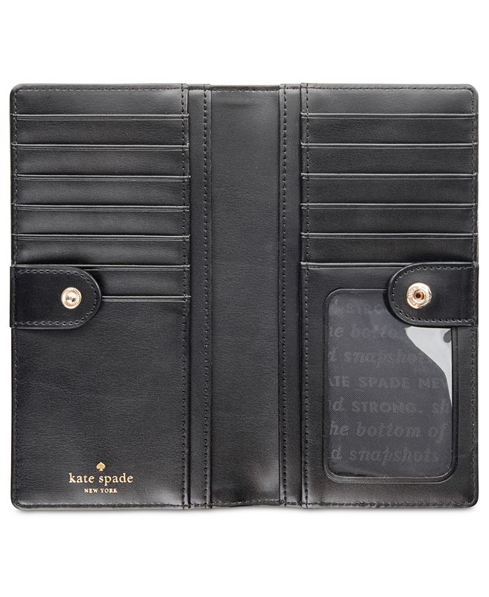 kate spade new york Hyde Lane Striped Stacy Wallet - Macy's