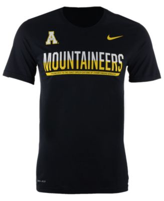 Nike Men's Appalachian State Mountaineers Legend Staff Sideline T-Shirt ...