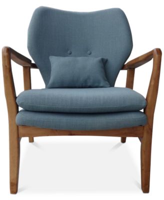 Noble House Areba Wide Frame Club Chair - Macy's