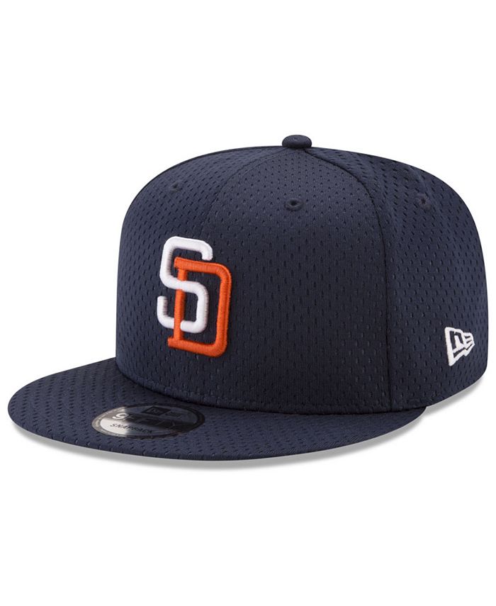 New Era San Diego Padres Coop Mesh Authentic 9FIFTY Snapback Cap ...