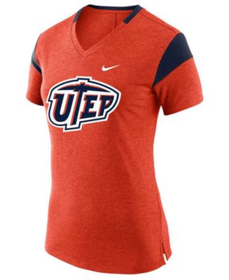 Nike Women's UTEP Miners Fan V Top T-Shirt - Macy's