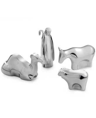 Nambé Nativity Shepherd & Animals Figurines, Set of 4 - Macy's