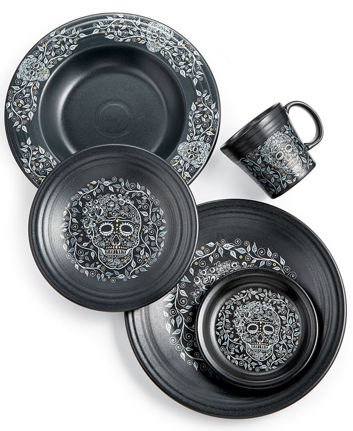 Fiesta Skull and Vine Dinnerware Collection & Reviews - Dinnerware ...