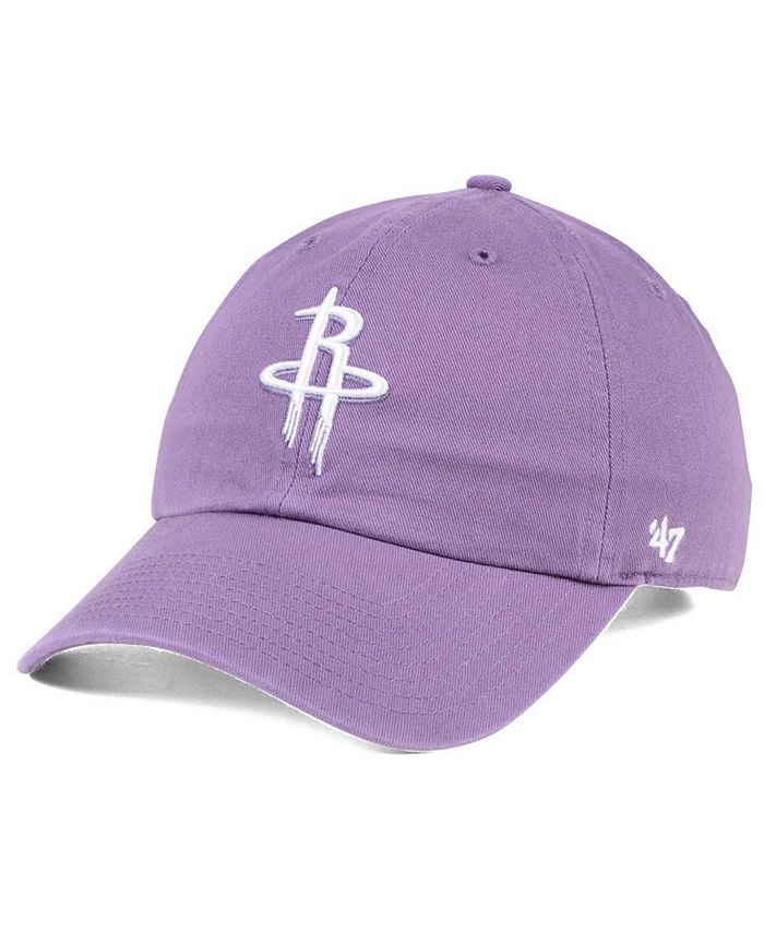 '47 Brand Houston Rockets Pastel Rush CLEAN UP Cap - Macy's