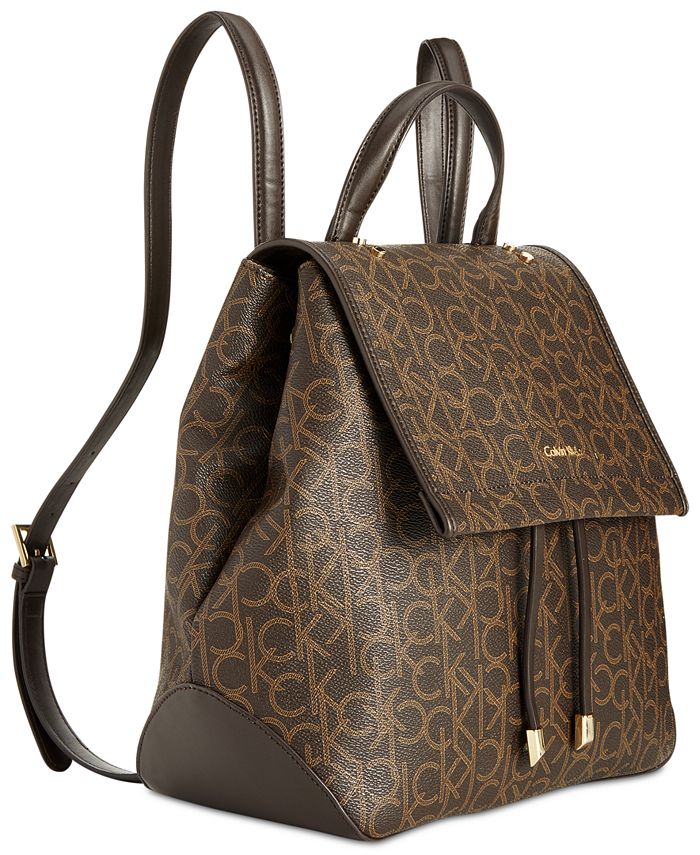 Calvin Klein Small Signature Backpack - Macy's