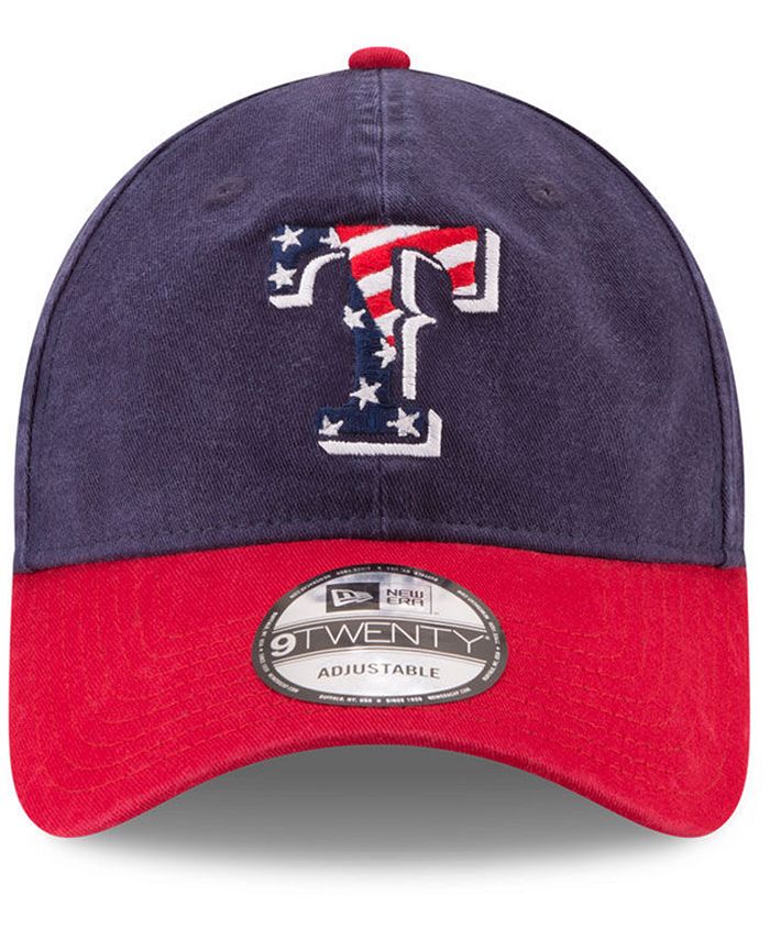 New Era Texas Rangers Stars & Stripes 9TWENTY Strapback Cap - Macy's