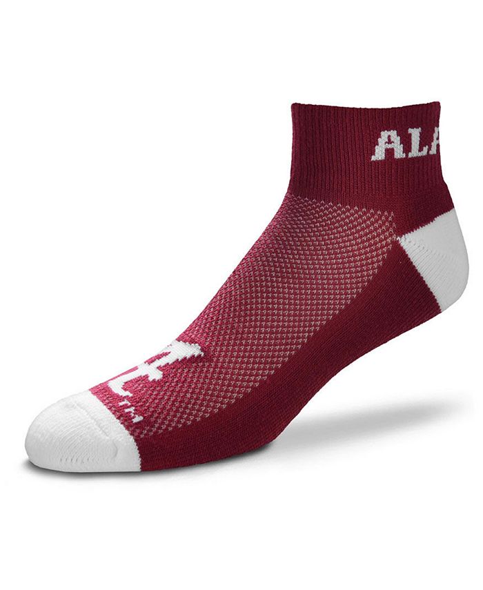 For Bare Feet Alabama Crimson Tide The Cuff Ankle Socks - Macy's