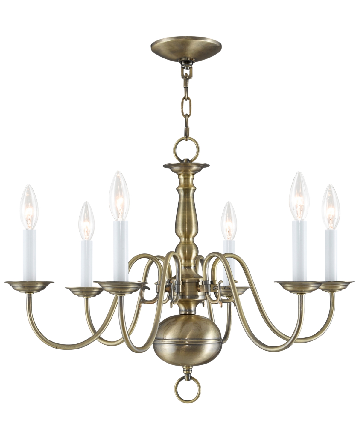 Click here for Livex Williamsburg Chandelier Light - Antique Bron... prices