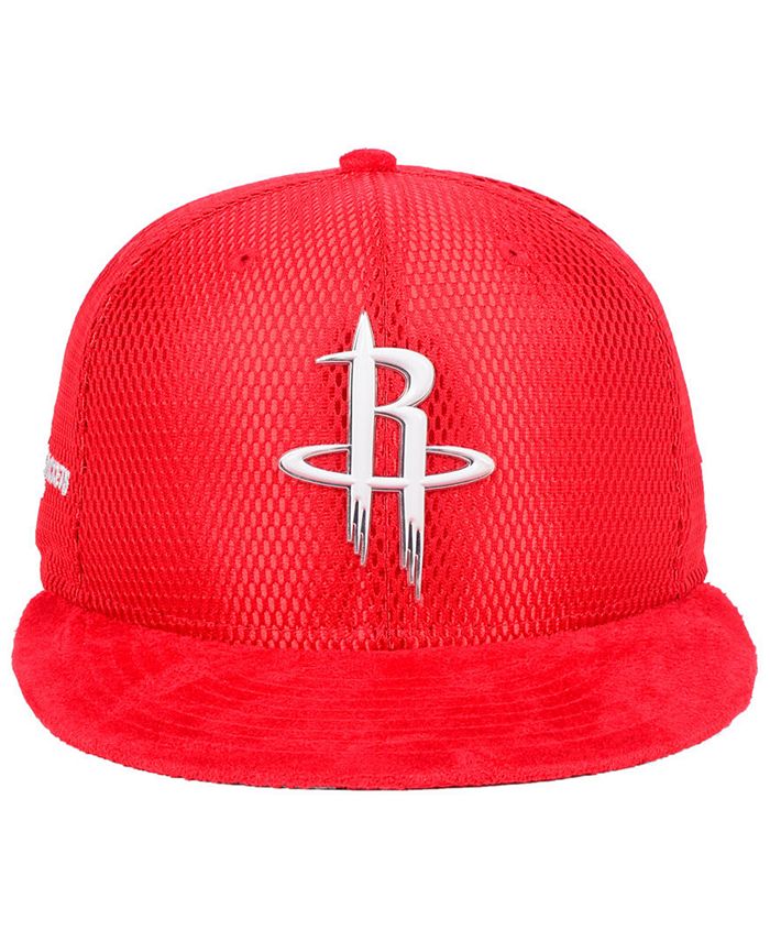 New Era Houston Rockets On-Court Collection Draft 9FIFTY Snapback Cap ...